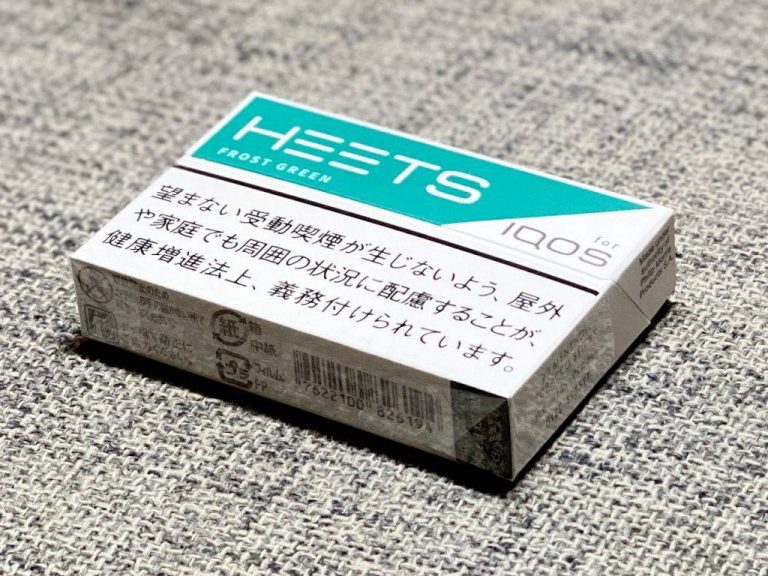 Overwhelmingly cold menthol "Heets Icy Black" review - UWOO